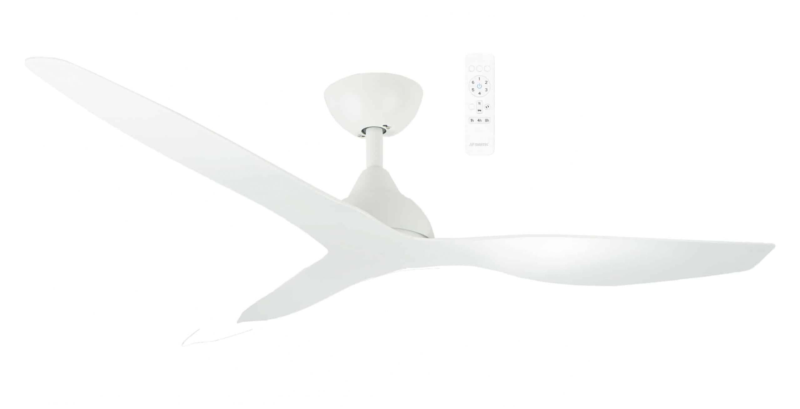 MARTEC AVOCA DC 48 Inches MATT WHITE SMART WI-FI CEILING FAN WITH ...